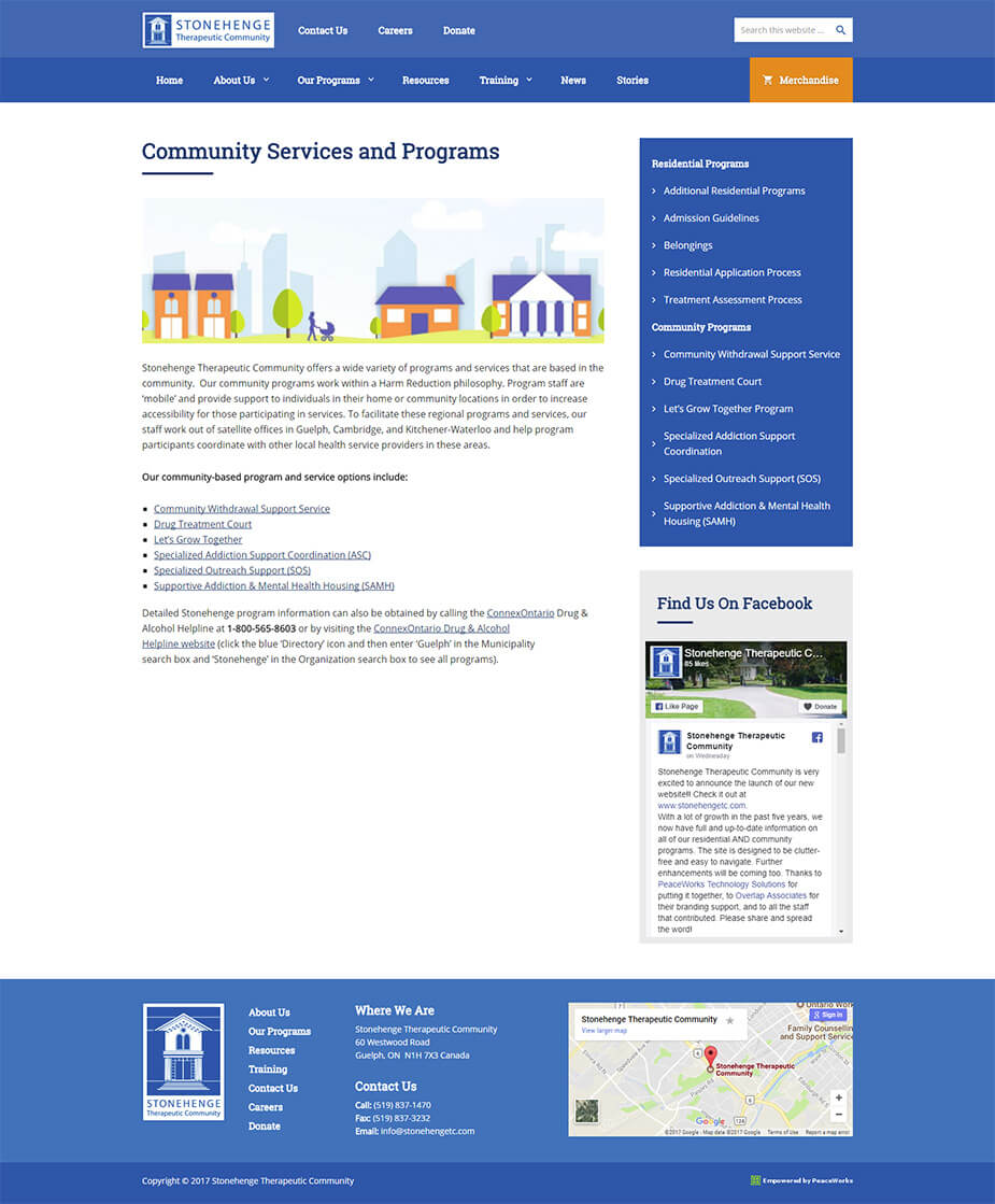 Stonehenge Therapeutic Community – PeaceWorks Technology Solutions